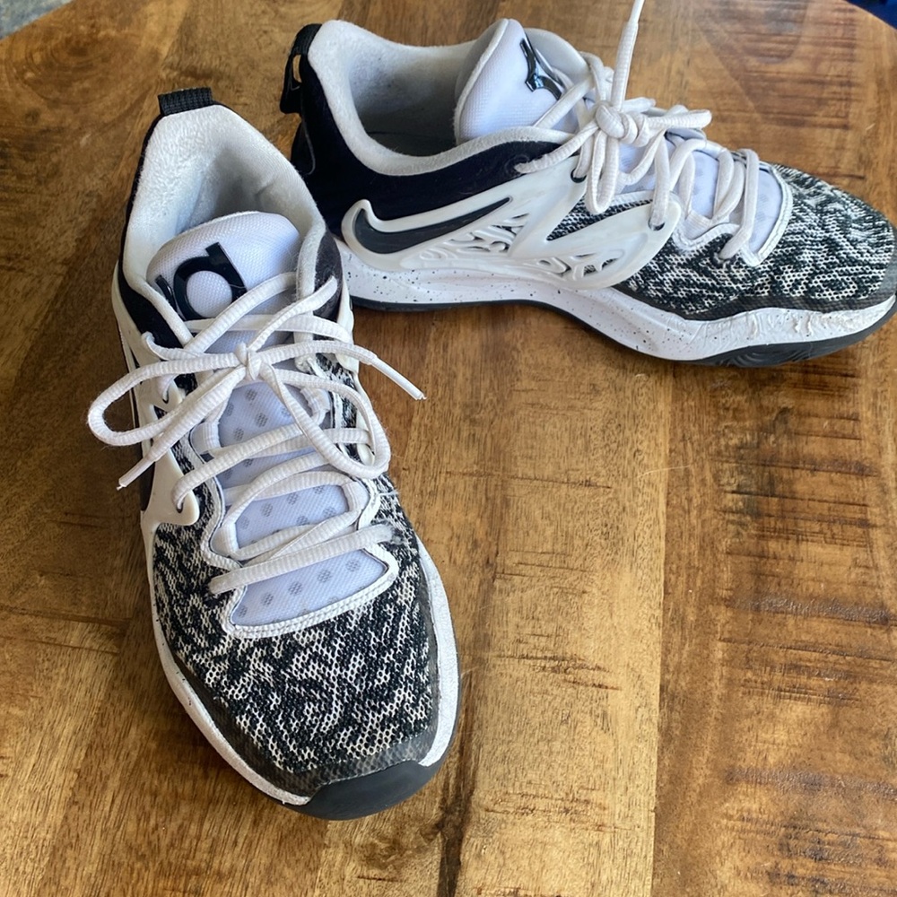 Nike Kd 15 Black And White Meme Basketball Shoes - Gem